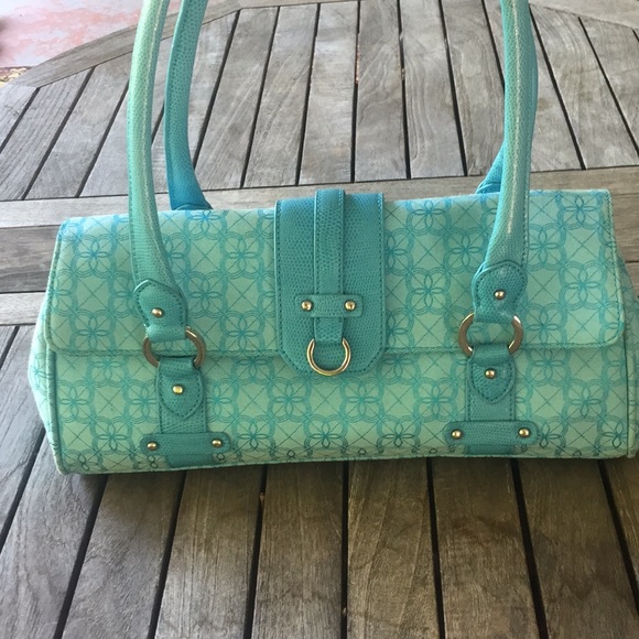 Alfani | Bags | Alfani Turquoise Purse | Poshmark
